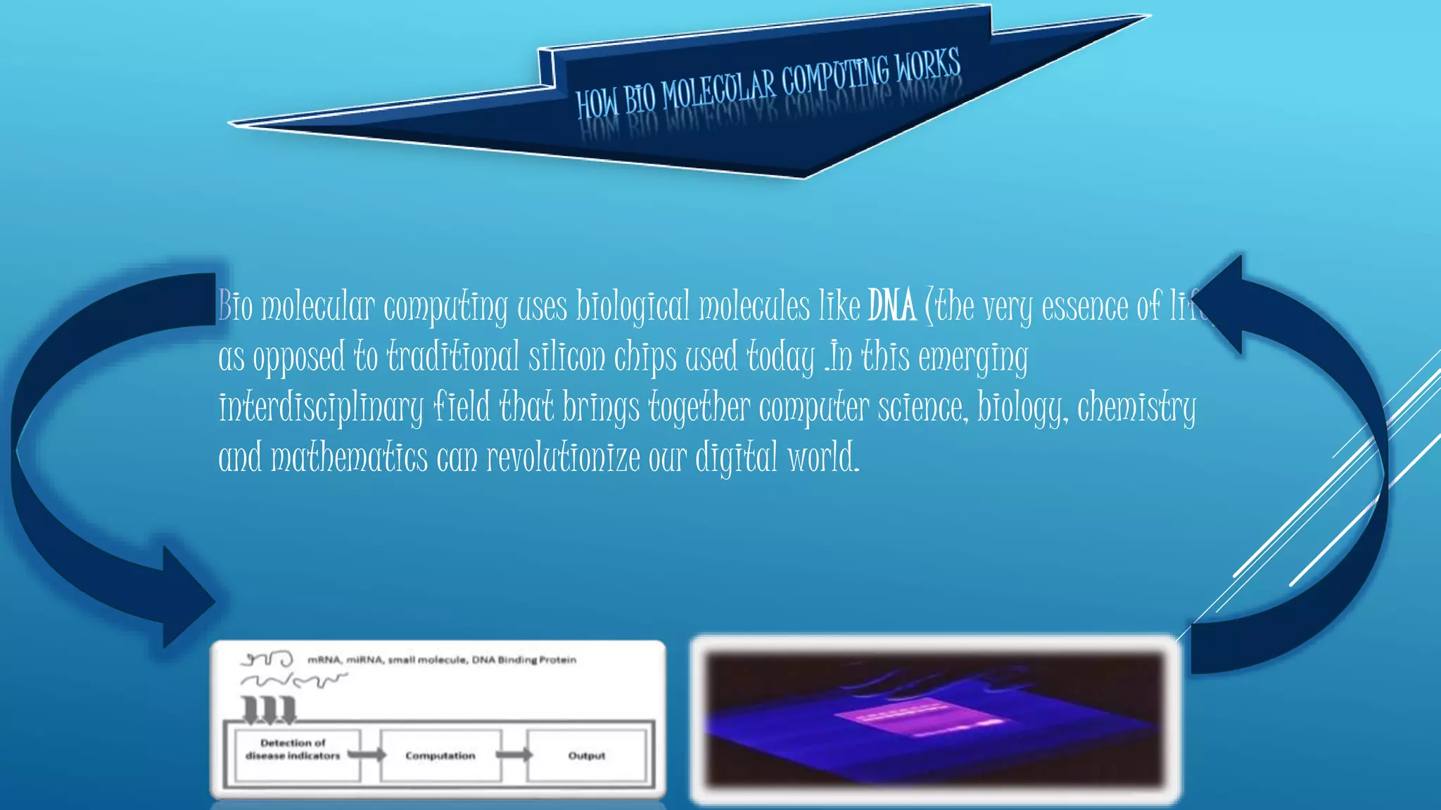 BIO MOLECULAR COMPUTING | PPTX