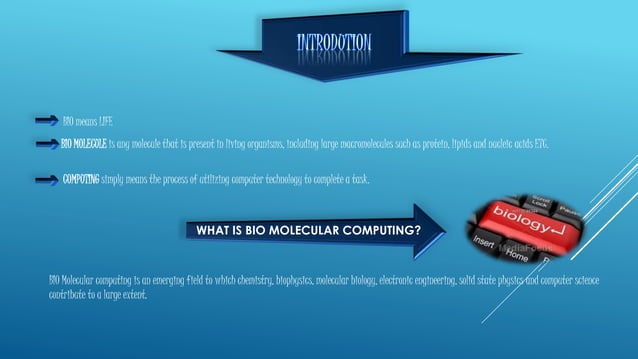 BIO MOLECULAR COMPUTING | PPTX