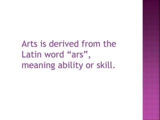 ARTS | PPTX