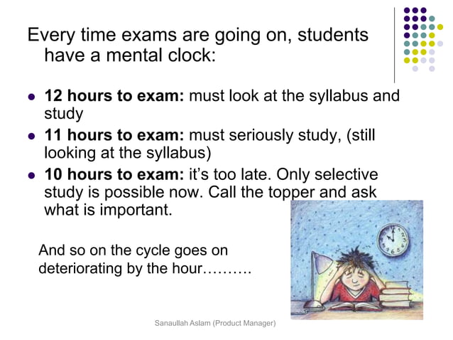 Examination Fever. How to handle it..... (Prepared by Sanaullah Aslam ...