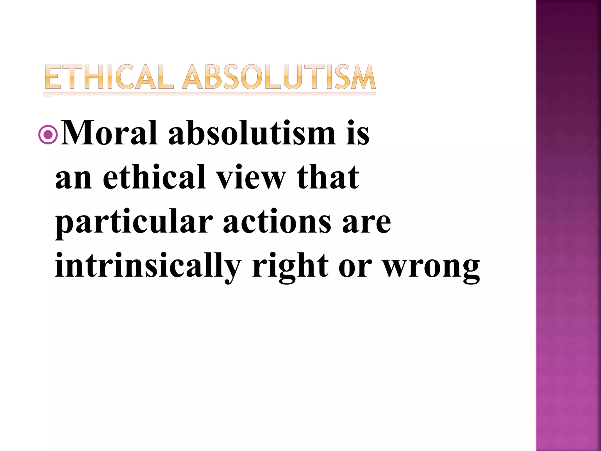 ETHICAL THEORIES | PPTX