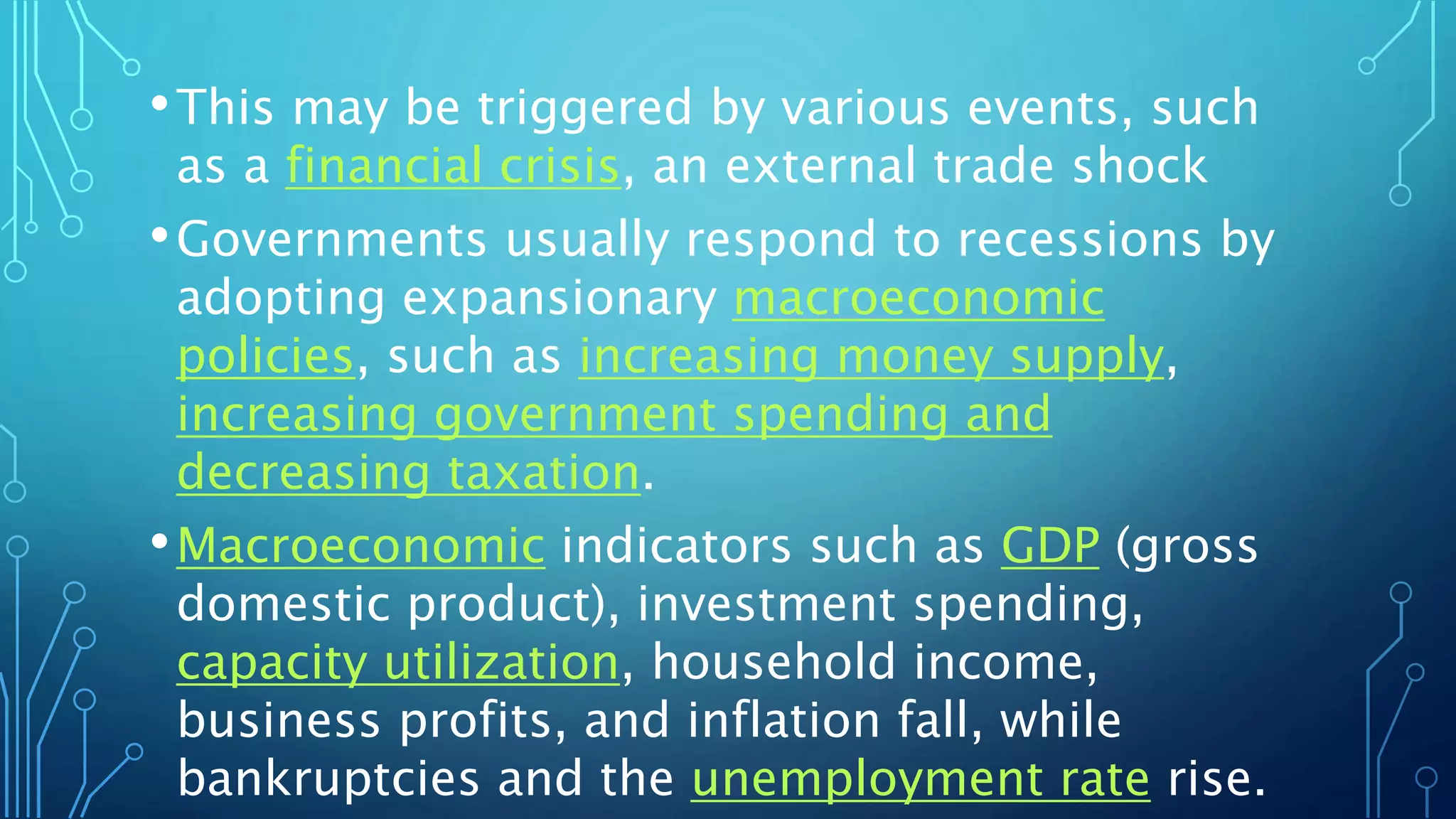 Recession Impact And Causes | PPTX