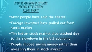 Recession Impact And Causes | PPTX