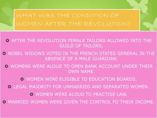 Did Women Have a Revolution? | PPTX