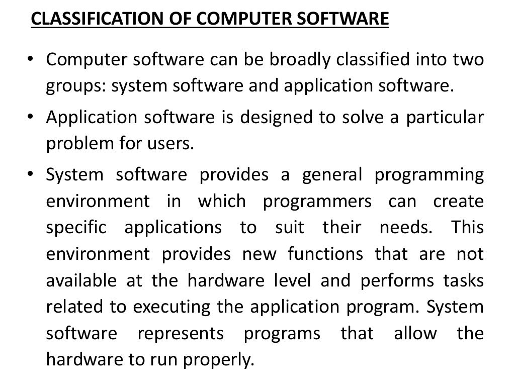 Introduction to Computer Softwares