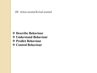 Organisational Behaviour | PPT
