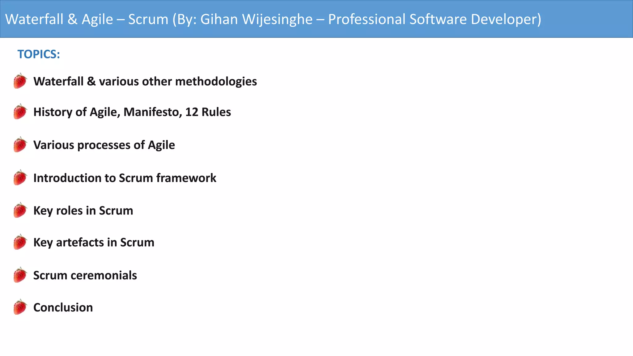 Agile - Scrum Presentation | PPTX