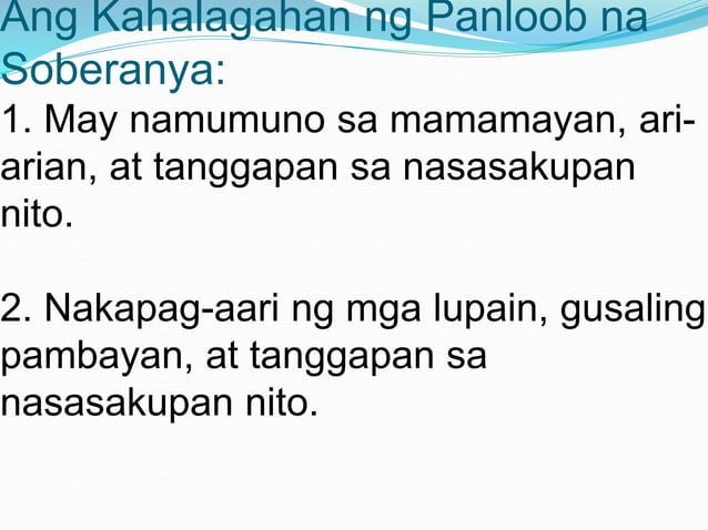 Soberanya ng Pilipinas | PPTX