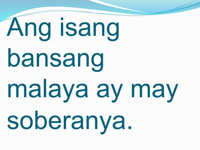 Soberanya ng Pilipinas | PPTX