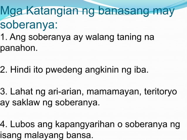 Soberanya ng Pilipinas | PPTX