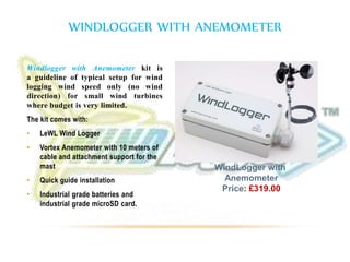 WindLogger Products and Prices | PPT