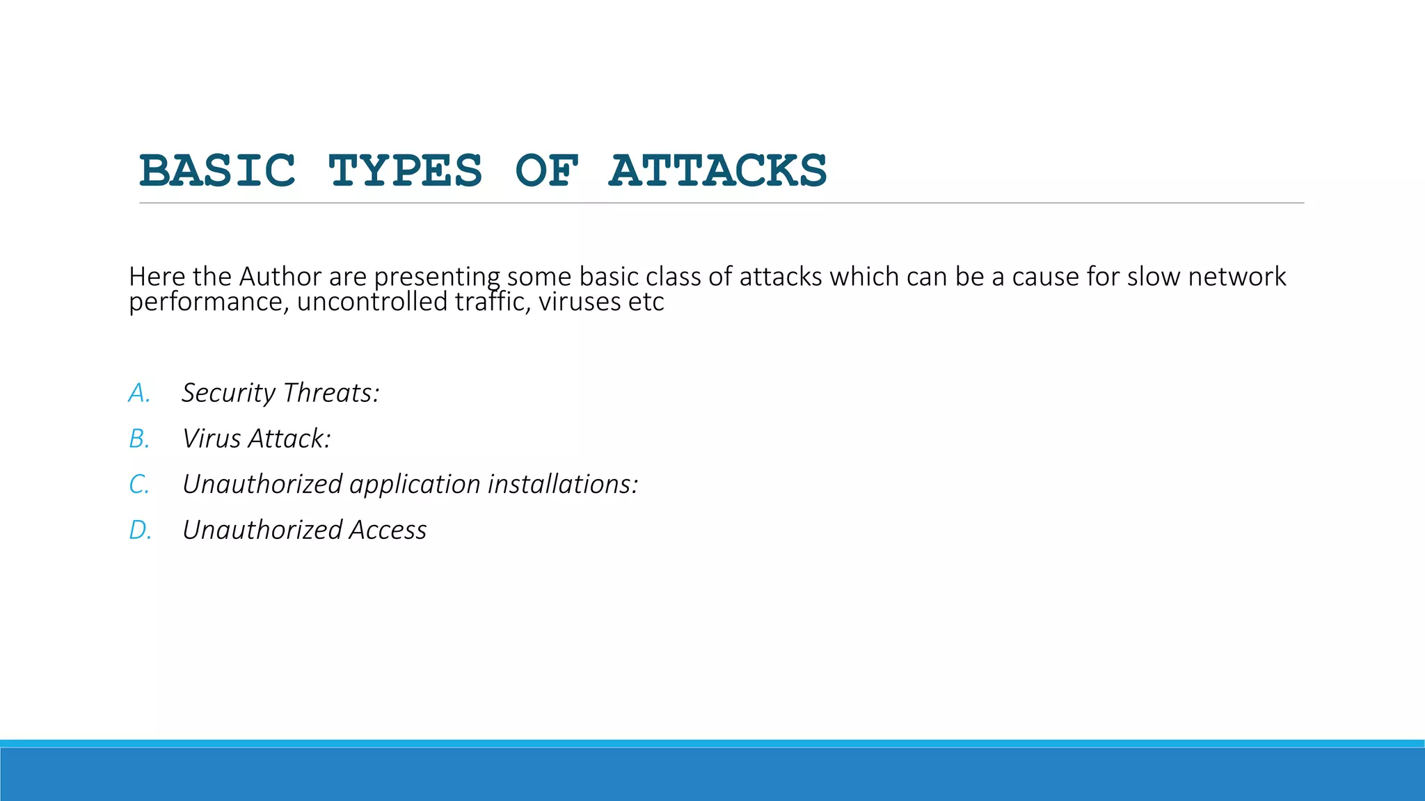 Network Security: Attacks, Tools and Techniques | PPTX
