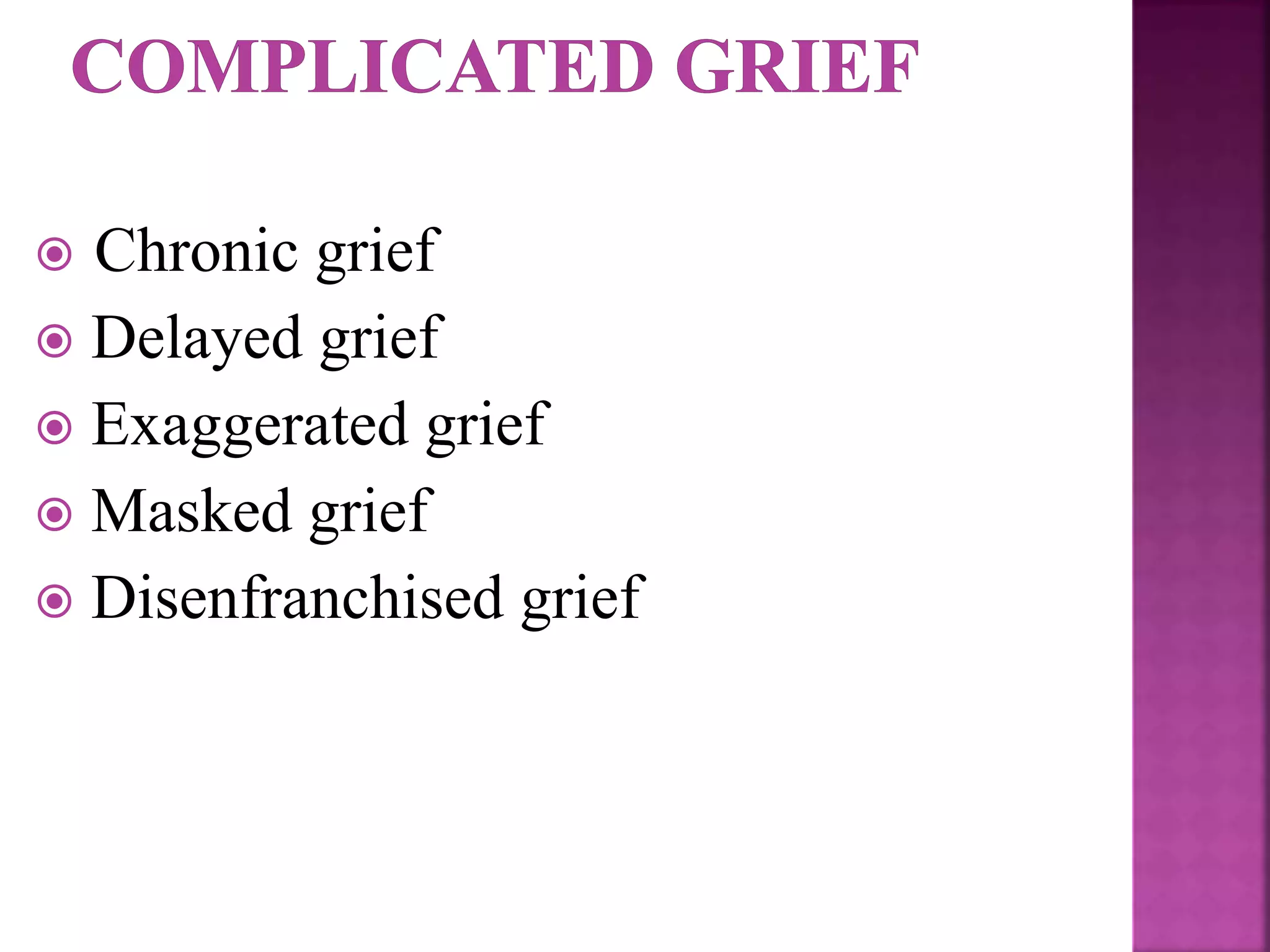 Loss and Grief | PPTX