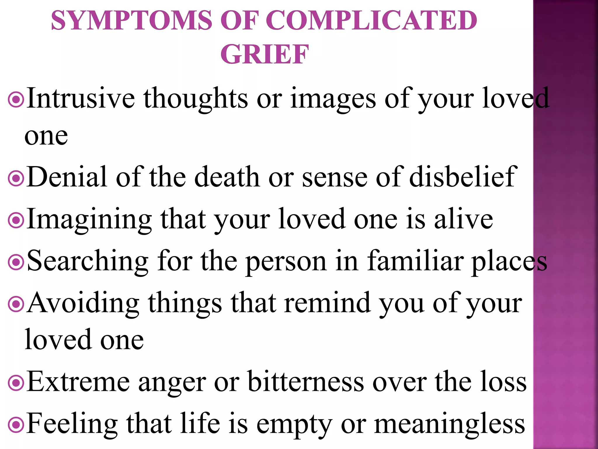 Loss and Grief | PPTX