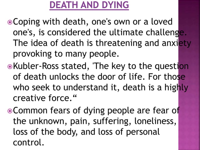 Loss and Grief | PPTX | First Aid | Injuries
