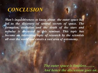 Planetary nebulae formation | PPTX