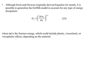 Fracture mechanics | PPTX