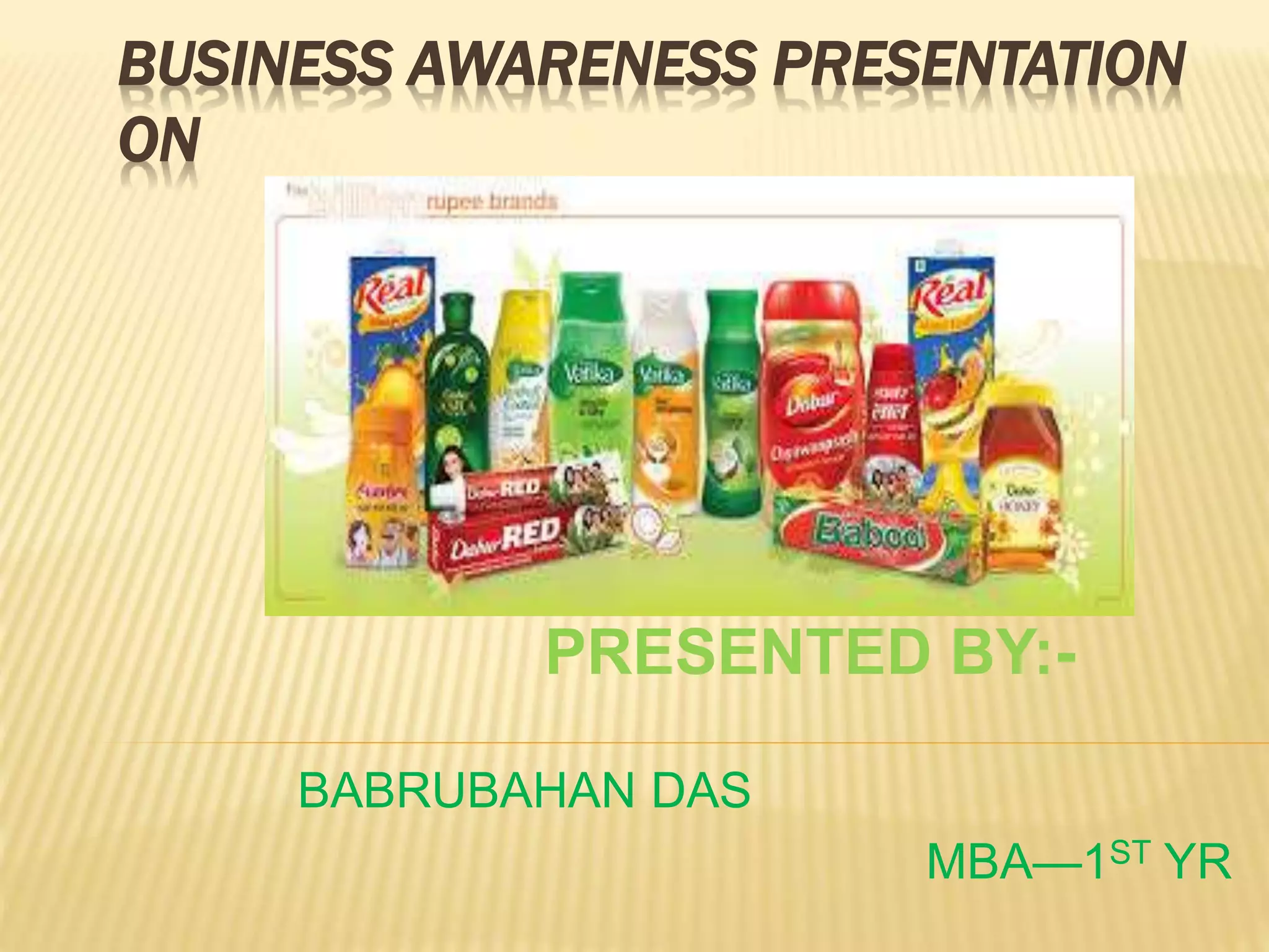 Presentation on dabur | PPT