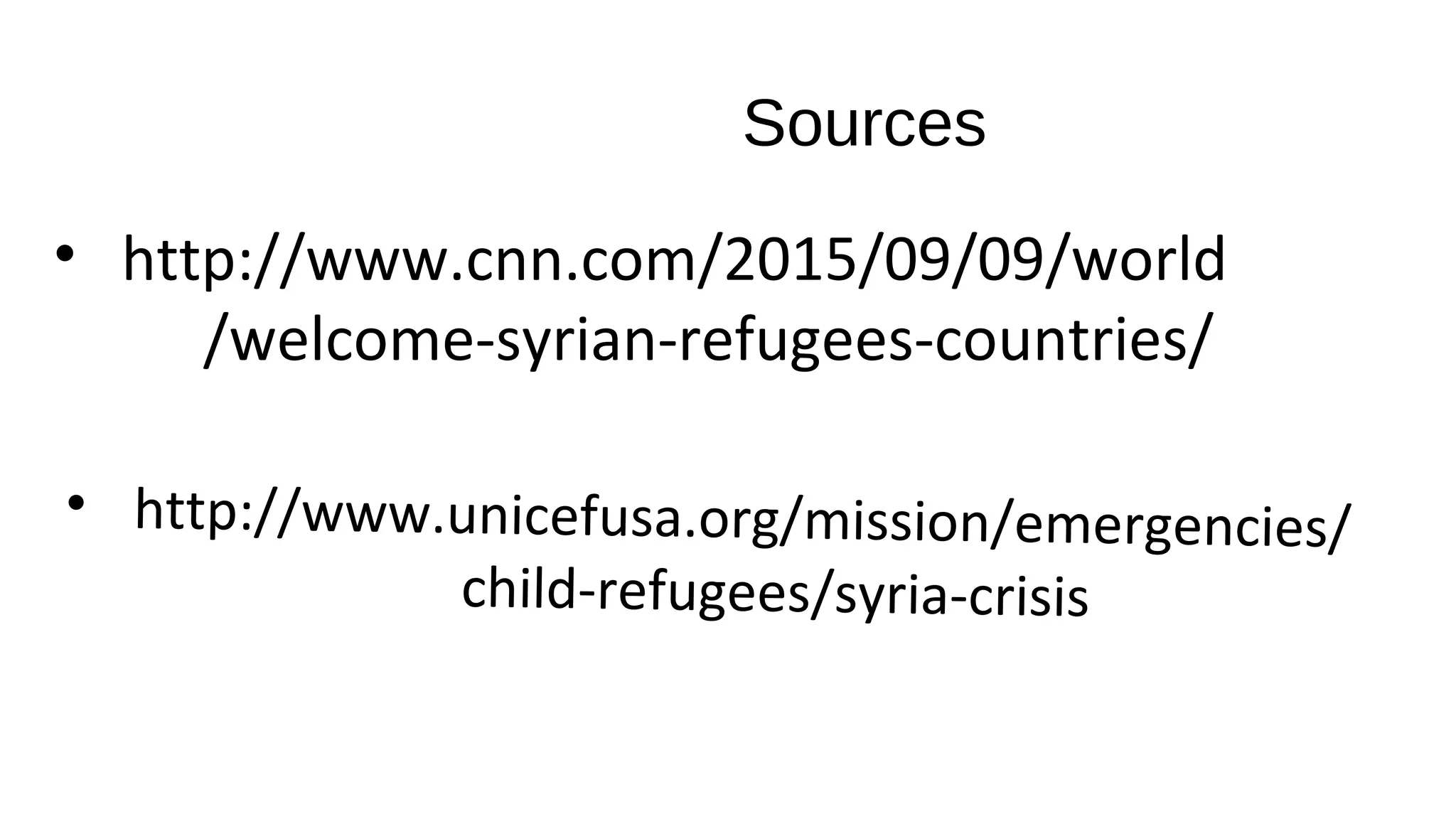 Presentation SYRIAN REFUGEE CRISIS | ODP