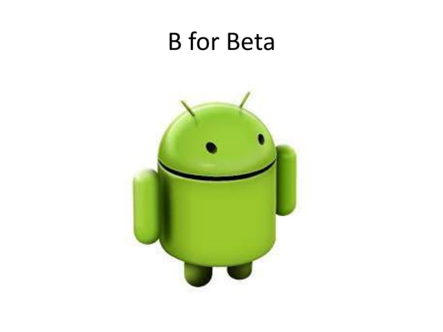 Android Alphabets | PPTX