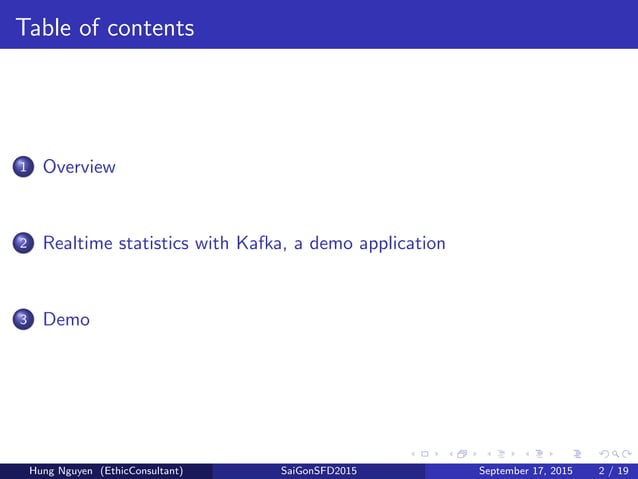 Realtime statistics using Java, Kafka and Graphite | PPT | Free Download