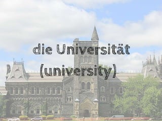 German Back-to-School Vocabulary List | PPTX | Education