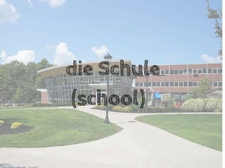 German Back-to-School Vocabulary List | PPTX | Education