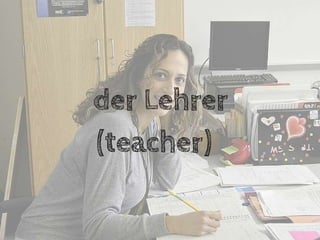 German Back-to-School Vocabulary List | PPTX