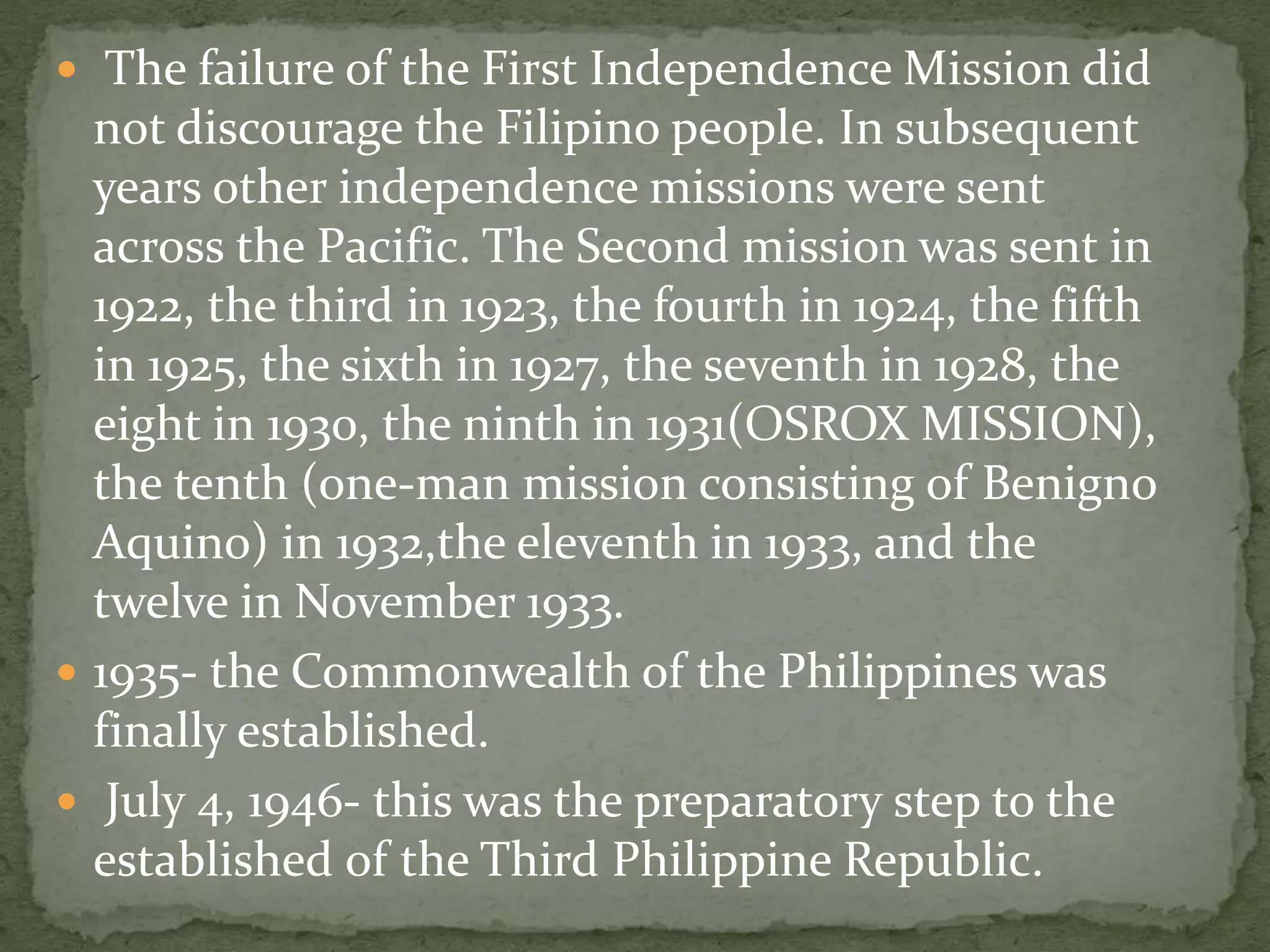 The Commonwealth of the Philippines | PPTX