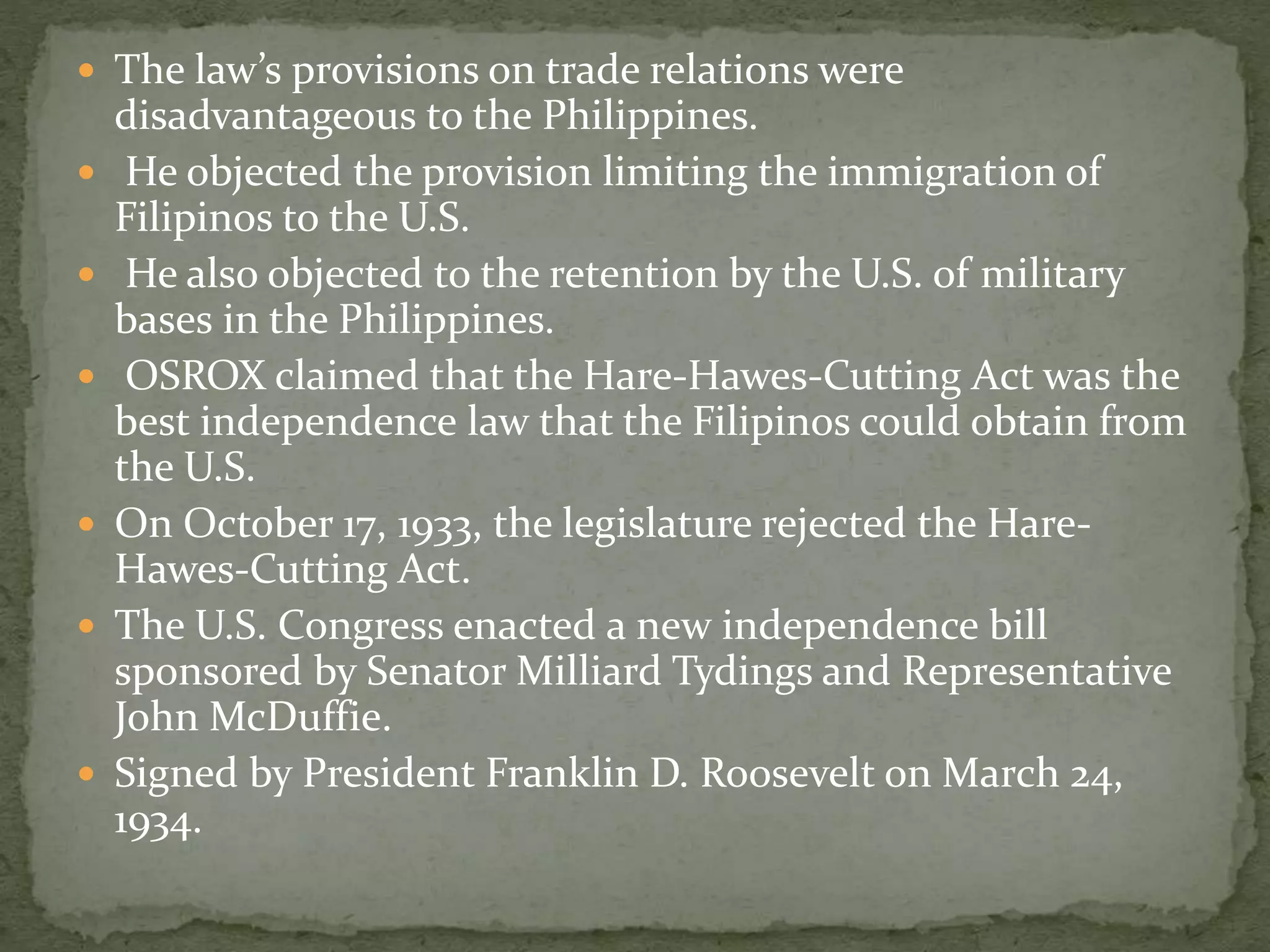 The Commonwealth of the Philippines | PPTX