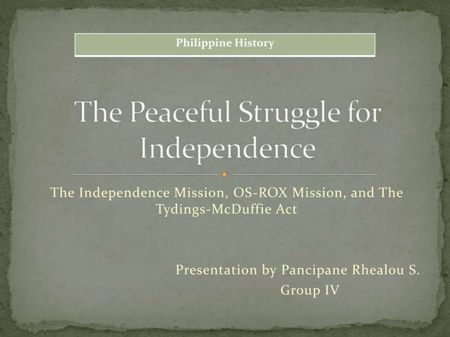 The Commonwealth of the Philippines | PPTX