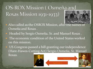 The Commonwealth of the Philippines | PPTX