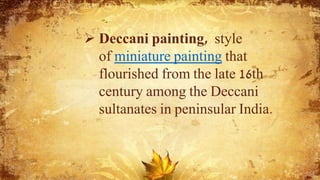 deccani paintings | PPTX