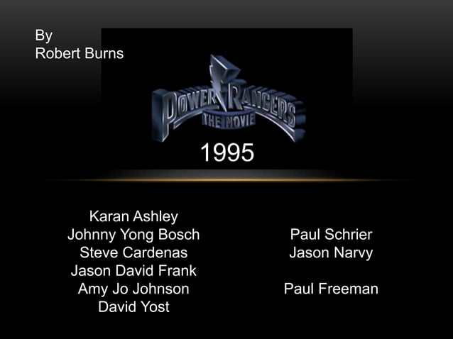 The Power Rangers The Movie | PPT