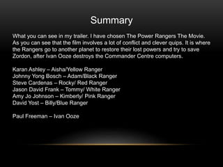 The Power Rangers The Movie | PPT
