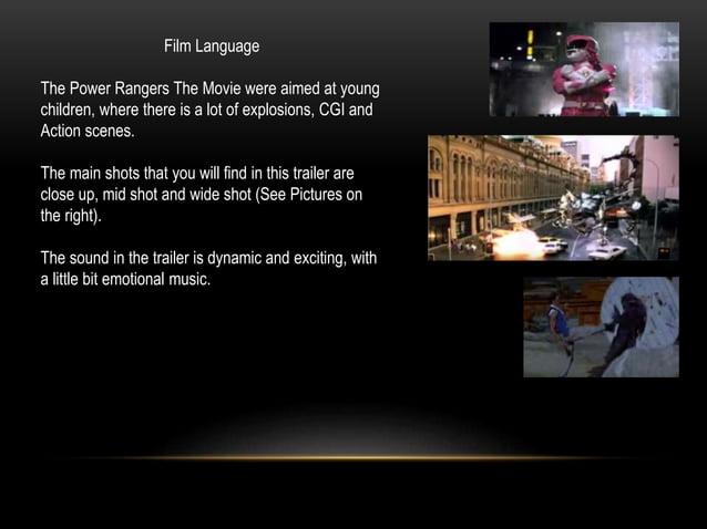 The Power Rangers The Movie | PPT