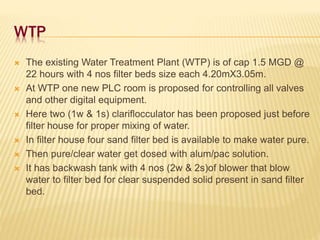 Presentation on water treatment plant | PPTX