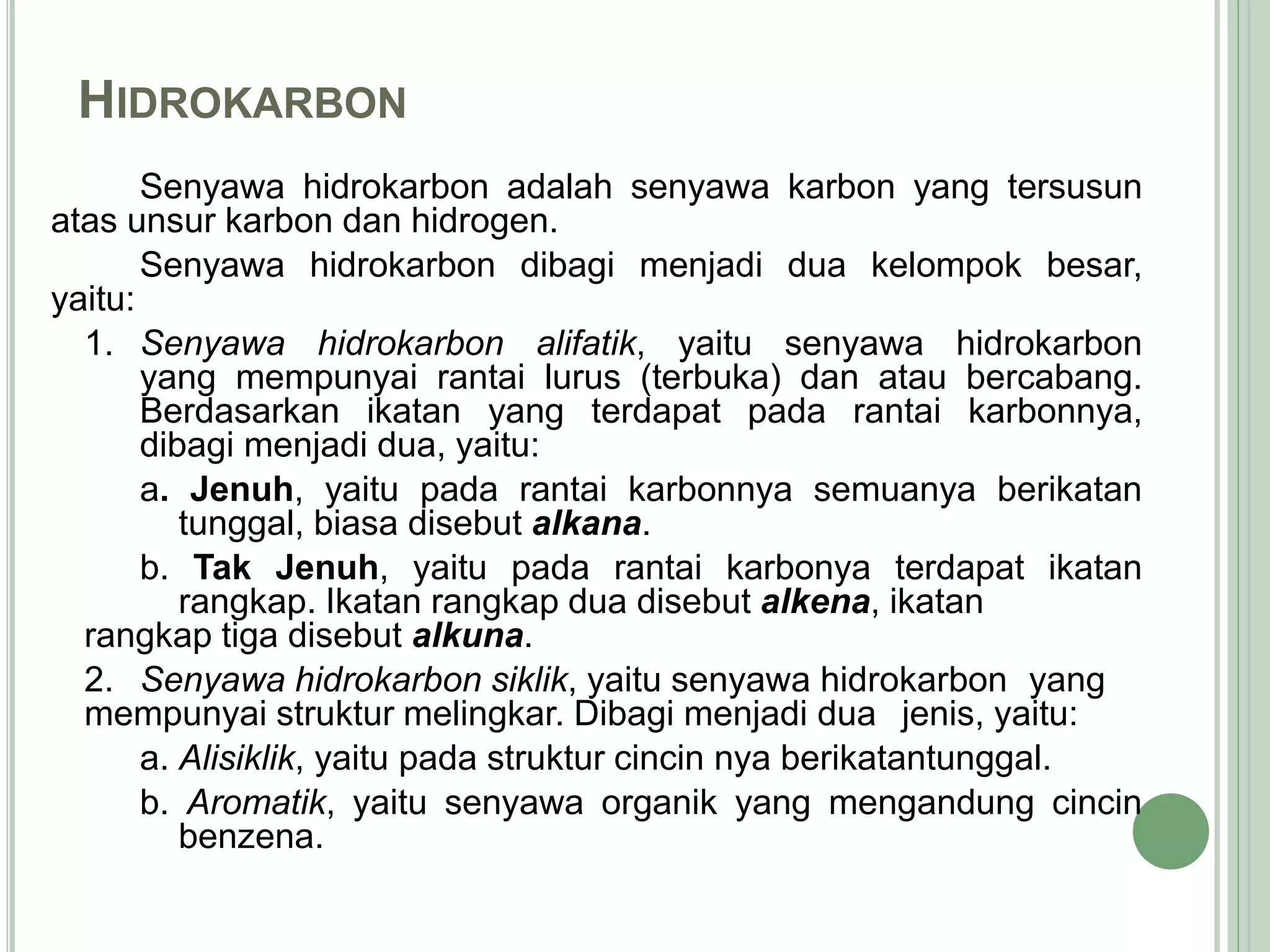 Hidrokarbon | PPTX