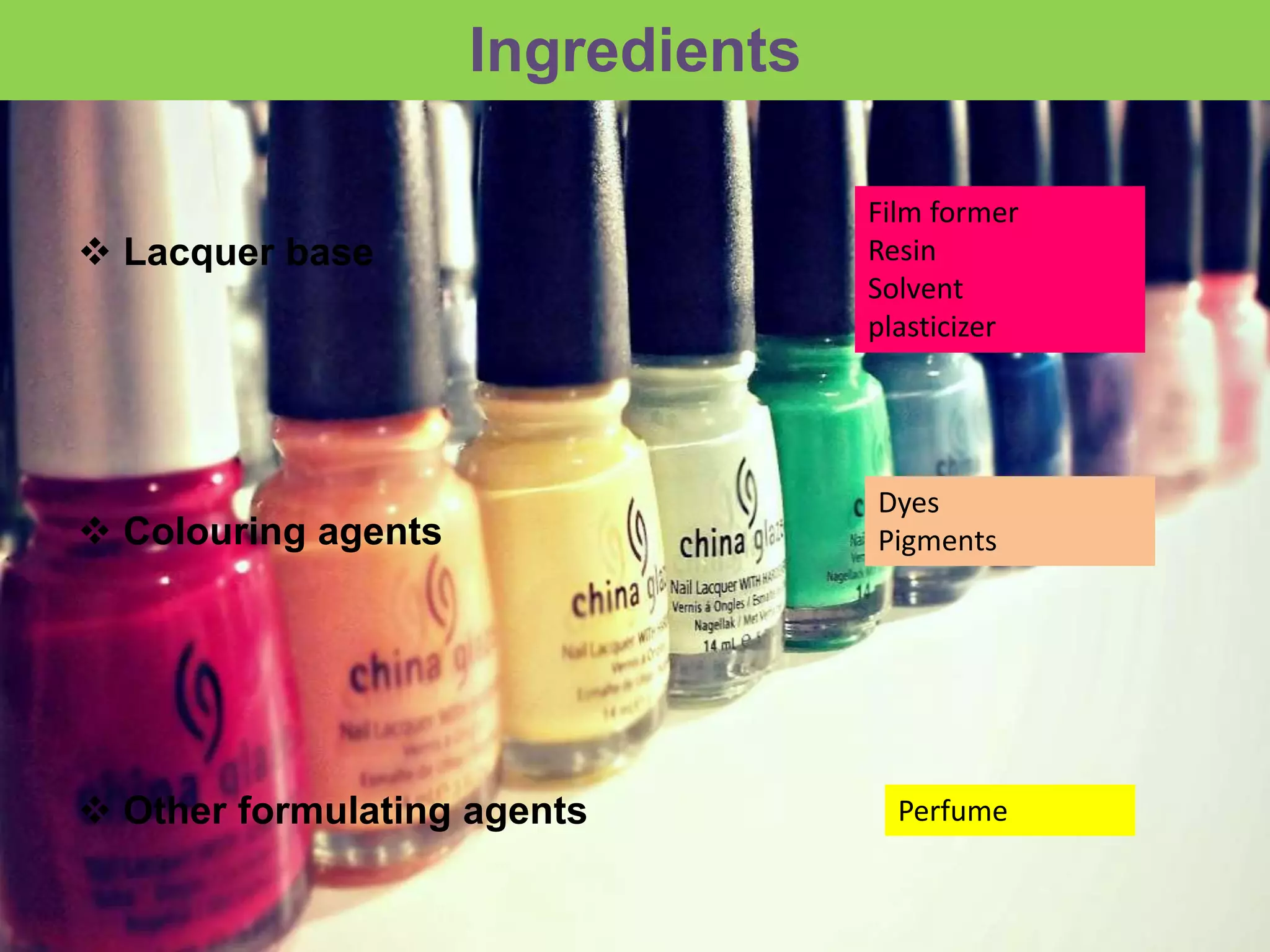 manufacturig process of nail polish | PPTX