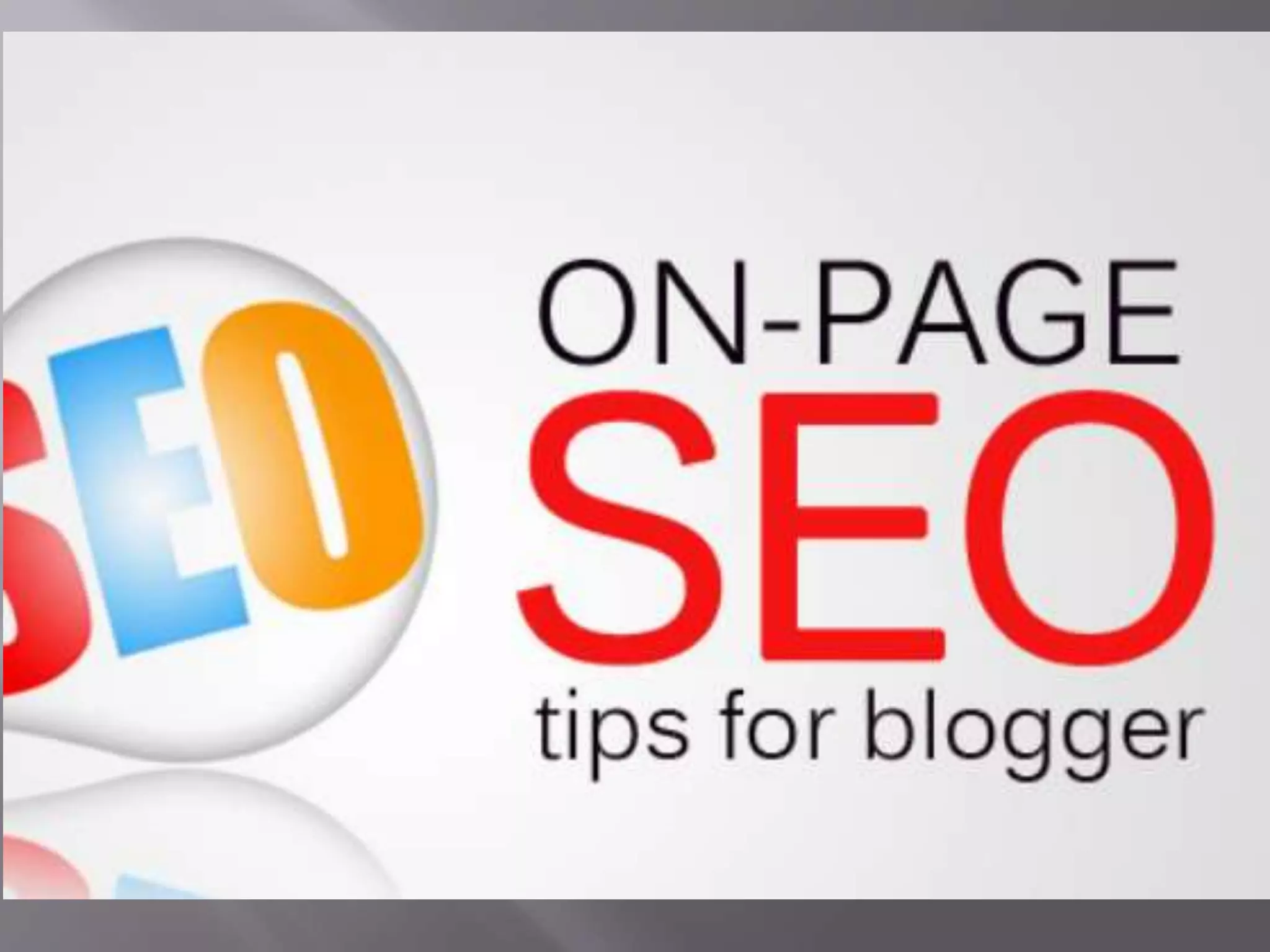 seo for blogspot | PPT