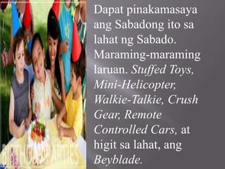 anim nsa sabado ng beyblade | PPTX