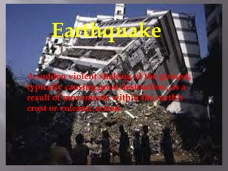 Natural Calamities | PPTX