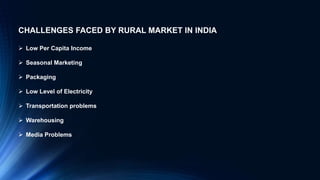 future of rural market in india | PPTX