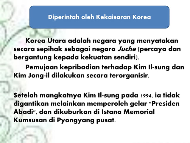 Sistem Pemerintahan Korea Selatan Dan Korea Utara Ppt