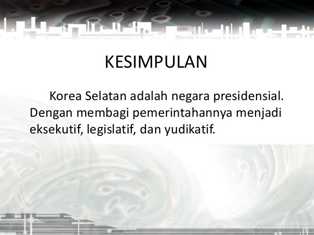 Sistem Pemerintahan Korea Selatan Dan Korea Utara