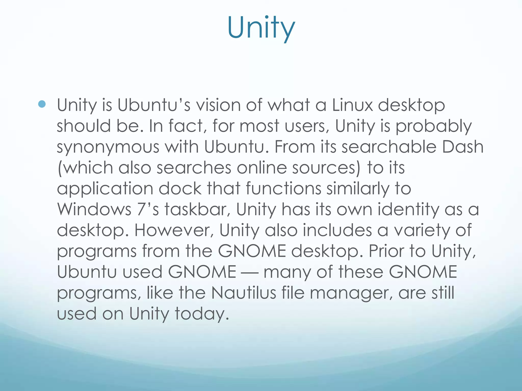 desktop environments | PPT