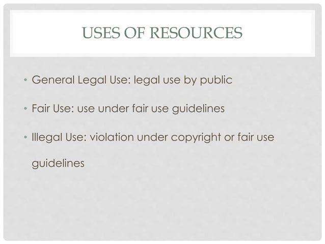 Copyright and Fair Use Presentation | PPTX