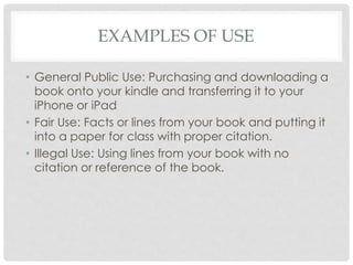 Copyright and Fair Use Presentation | PPTX