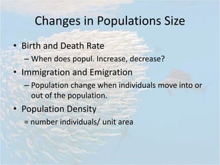 Chapter 21- Populations and Communities | PPTX