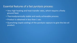 Biomass Pyrolysis | PPTX